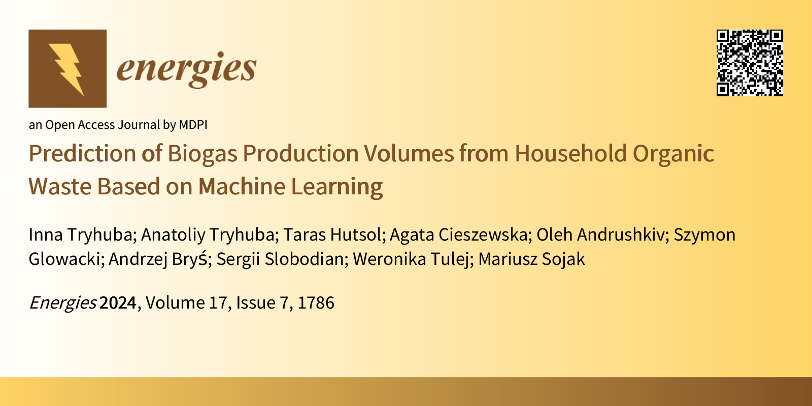 Prediction of Biogas Production Volumes from Household Organic Waste ...